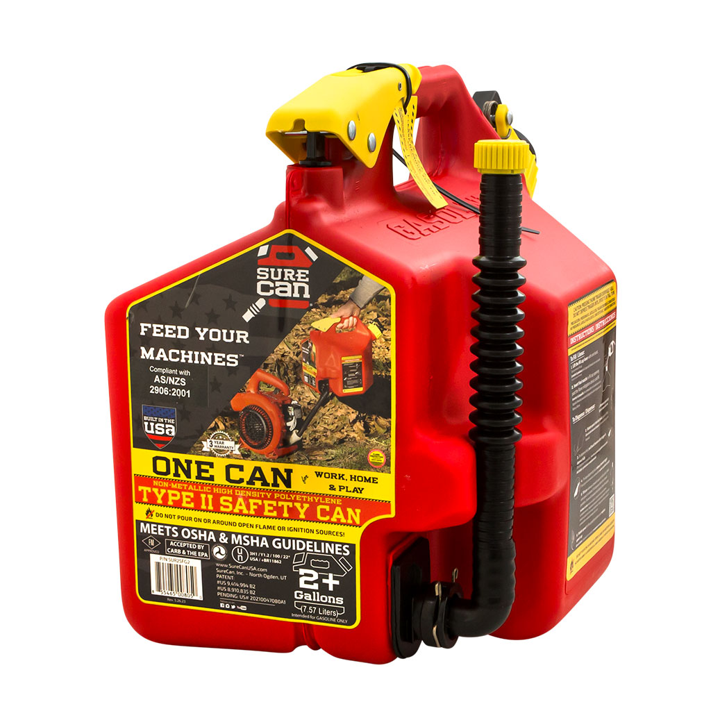 GA Spares || SURECAN 8.3 LITRE ( 2+ GAL ) SAFETY FUEL CAN
